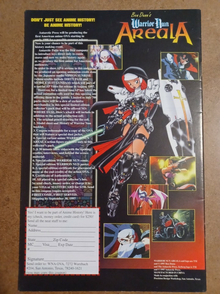 Robotech Vermillion #1 Comic Book - Antarctic Press - Macross - Pics ...