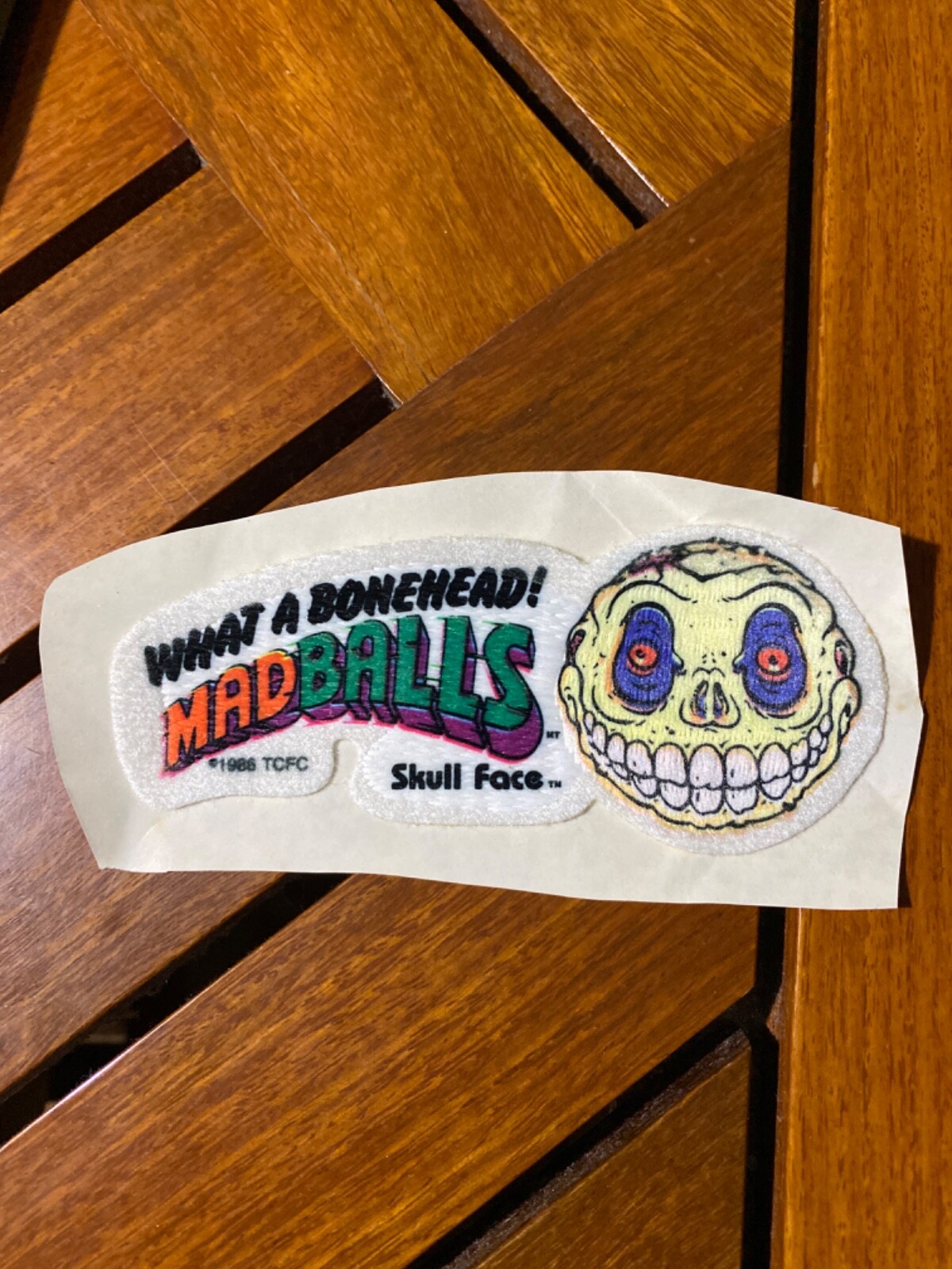 MADBALLS SKULL FACE IRON ON PATCH 4 3/4” X 2” | eBay