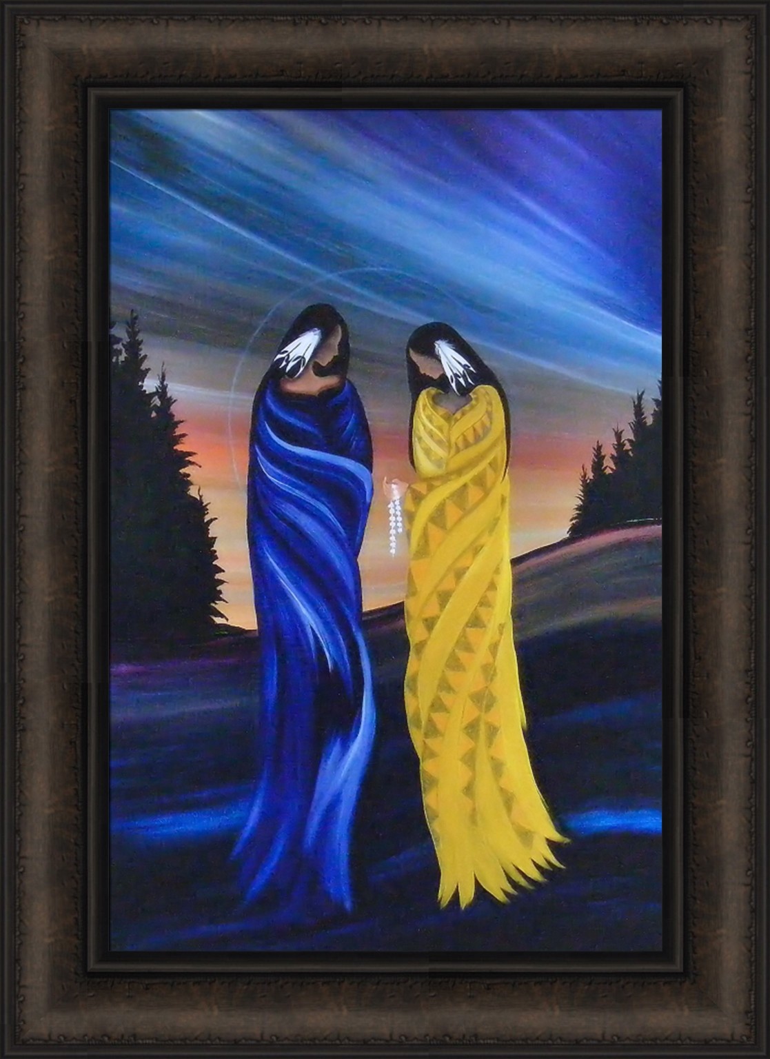 HUMILITY by Betty Albert 16x22 FRAMED ART Native American Indian Spirit ...