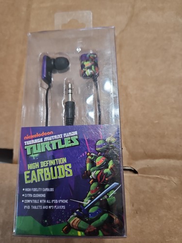 New TMNT Teenage Mutant Ninja Turtles High Definition Earbuds ...