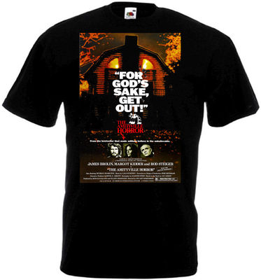 THE AMITYVILLE HORROR 'For God Sake Get Out' SHIRT 1970s Horrror | eBay