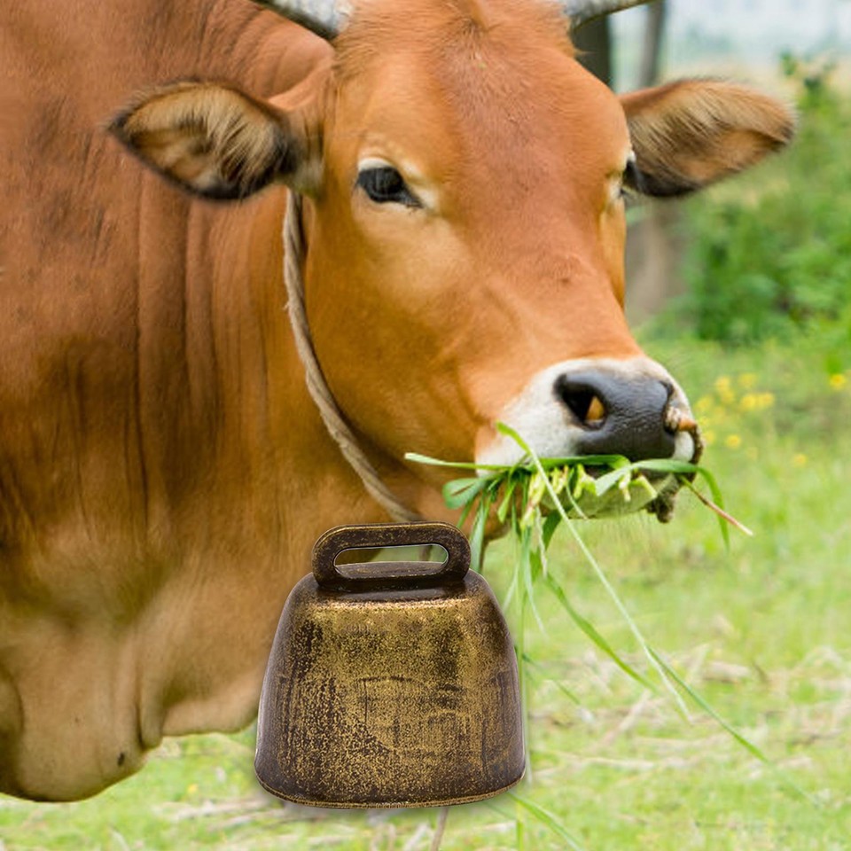 Loud Copper Bell Small Cow Bells Long Distance Cow Bell Cattle Goat ...