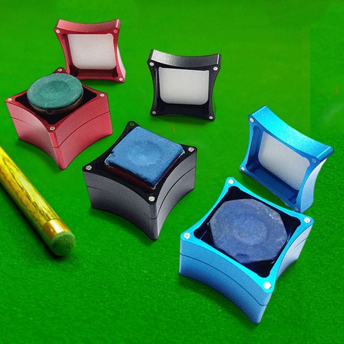 Metal Cue Chalk Case High-Capacity Snooker Chalk Case 3 Layers Hand Tip ...