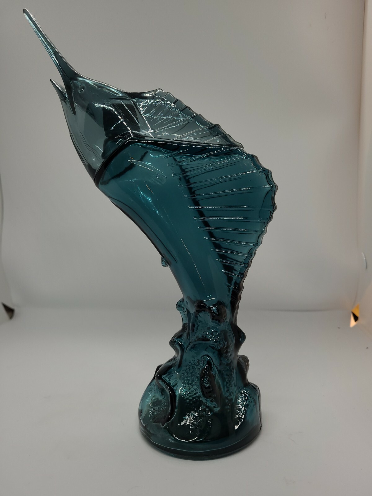 VTG Avon "Sea Trophy" Swordfish Wild Country Fish Decanter Blue Bottle ...