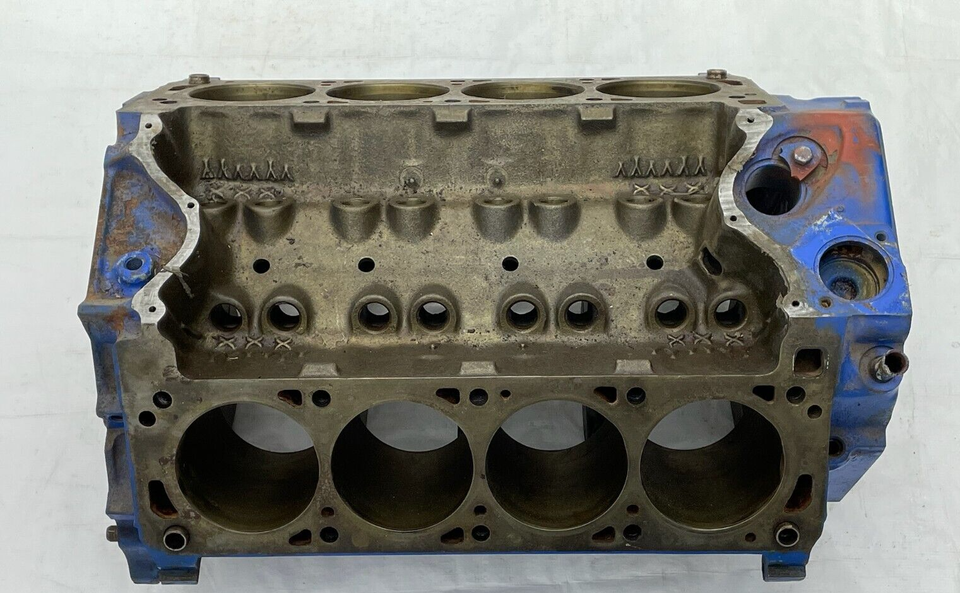 1970-1974 351 Cobra Jet Cleveland Engine Block CJ Standard Bore 4 Bolt ...