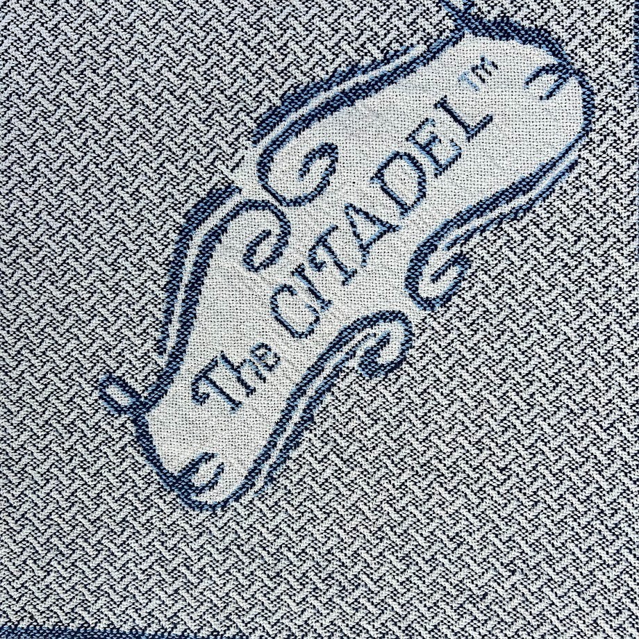 Vintage The Citadel Military College of the South Woven Tapestry Throw ...