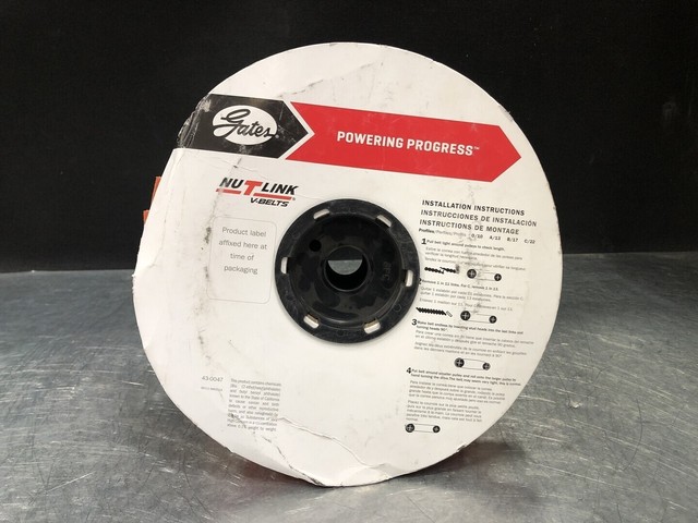 Gates 0201022 Nutlink a Section V-belt 50ft for sale online | eBay
