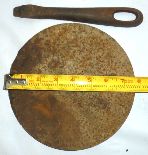 Antique cast Iron, 7 3/4 IN. Wood Cook Stove Eye & Eye Lifter | eBay
