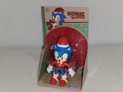 Sonic The Hedgehog SONIC Santa Holiday 2.5 inch Figure Toy Jakks ...