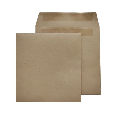 Small Wage Manilla Envelopes Plain Brown Blank Pocket Self Sealing 108 ...