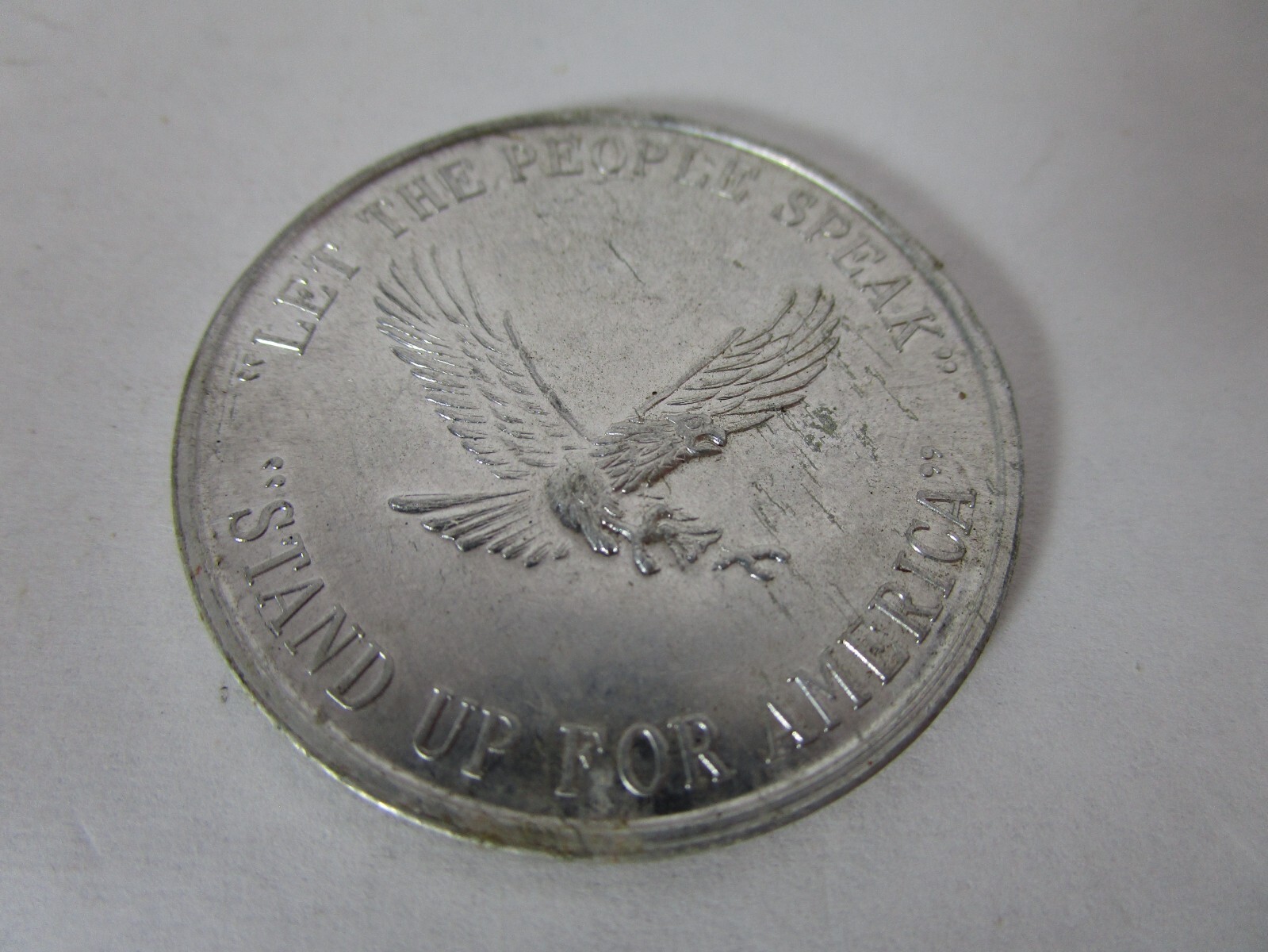 1960s Vintage George Wallace Alabama's Fighting Governor Coin aluminum ...