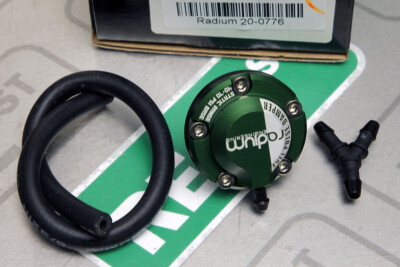 Radium Engineering Fuel Rail Top Port Pulse Damper 8AN ORB Swivel FPD-R ...