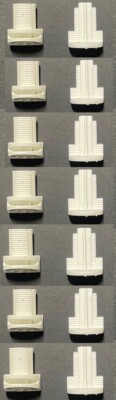 IKEA Connection Fittings 7x Female + 7x male Plastic White Part# 139456 ...