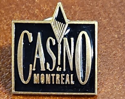 VTG Gold Toned Enameled Lapel Hat Pinback Casino De Montreal Pin | eBay