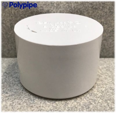 WS44 Polypipe Waste Pipe Fitting Plug Blank Cap Soil Pipe Strap Boss ...