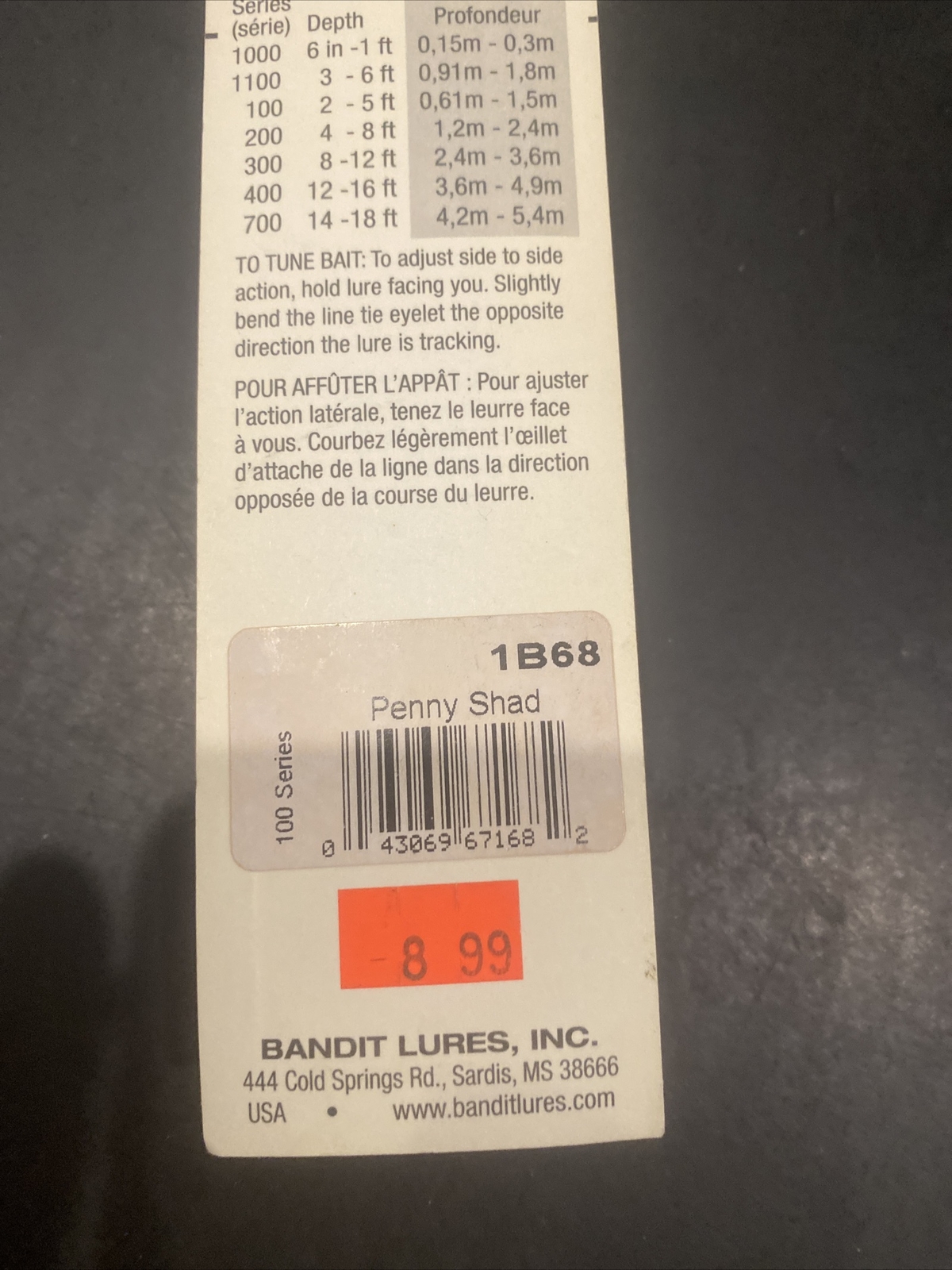 Bandit 100 Series Penny Shad * | eBay