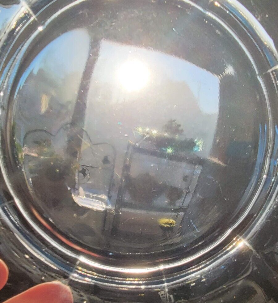 Cambridge Light Blue Glass Decagon Luncheon 8” Plate SET X4 No Etch | eBay