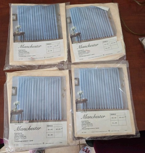 4 Vintage Manchester Panels 50" X 81" NOS New 100% Polyester Home ...