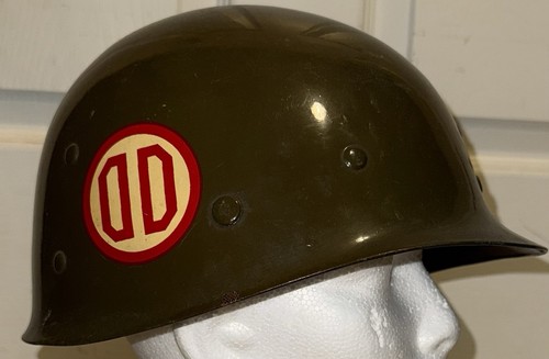 WW2 31st Infantry Division Dixie Division Double Decal Firestone Helmet ...