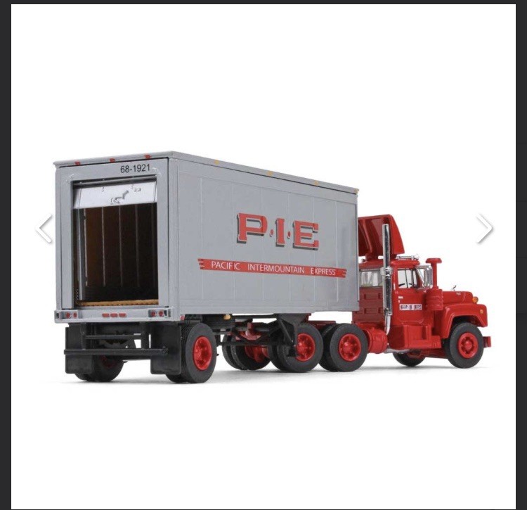 1st First Gear Mack R Model w/ 28’ Trailer P•I•E Diecast | eBay