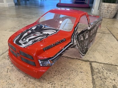 Primal RC Raminator Monster Truck Body (red) With Stickers | eBay