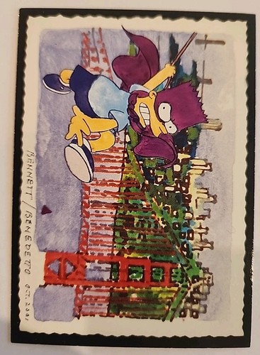 2001 Inkworks Simpsons Mania! #71 Tony Bennett Bart | eBay