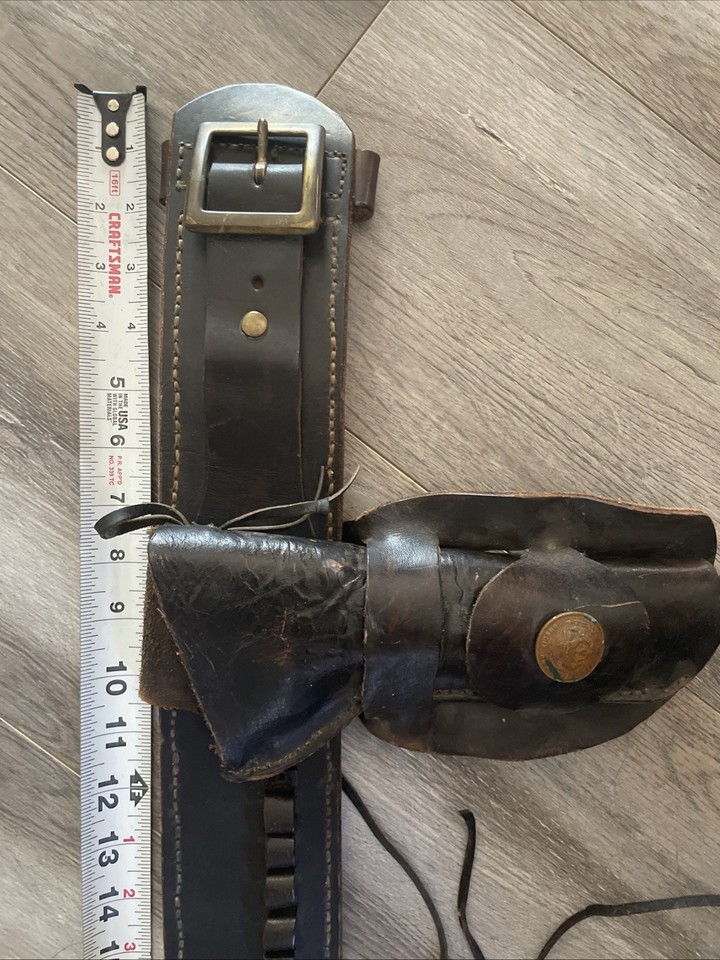 Custom Mexican Cowboy Western Black Leather Dual Holster Rig Cross Draw ...