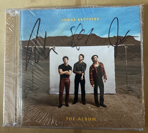 Jonas Brothers - The Album: HAND SIGNED AUTOGRAPH Album CD Nick Joe ...