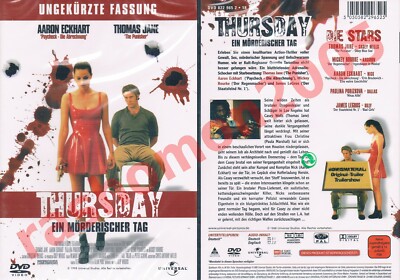 DVD THURSDAY 1998 Thomas Jane Aaron Eckhart Paulina Porizkova Uncut ...