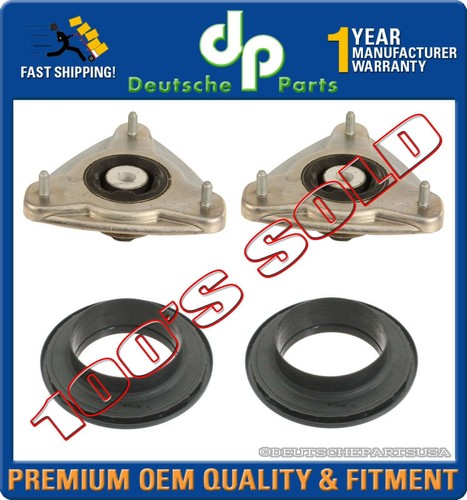Porsche 911 996 986 987 Front Upper Strut Mount Mounts + Bearing ...
