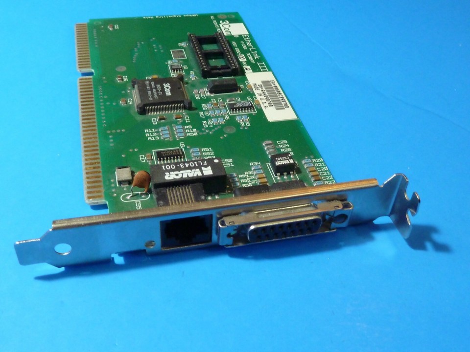 3Com EtherLink III 3C509TP ASSY 8352-00 Rev-A Network Adapter ISA Card ...