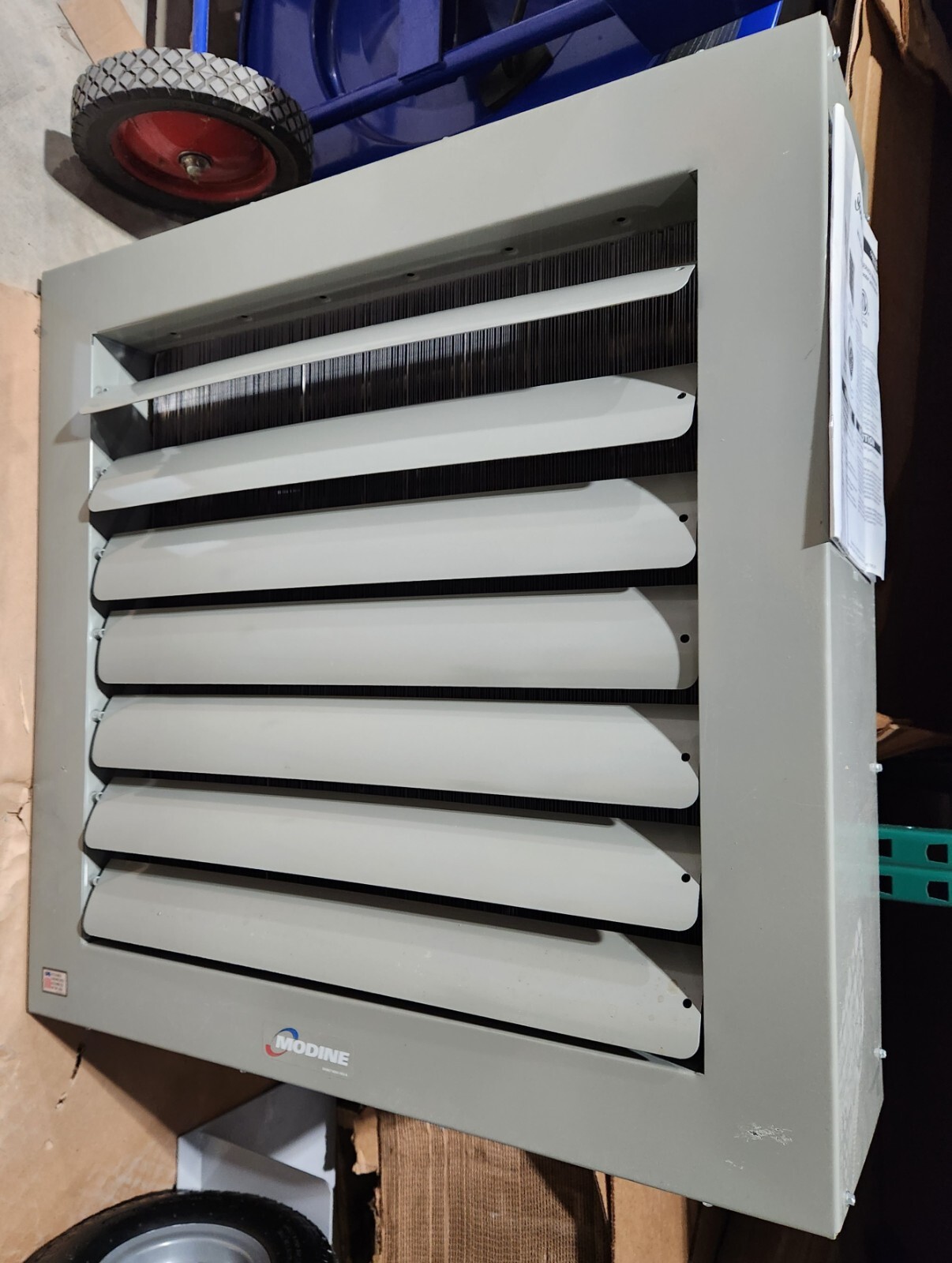 165 000 BTU Modine Hydronic 1/3hp 115v Steam Hot Water Heater ...