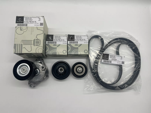 NEW Serpentine Belt Drive Kit A2722000270 OEM For Mercedes C300 C350 ...