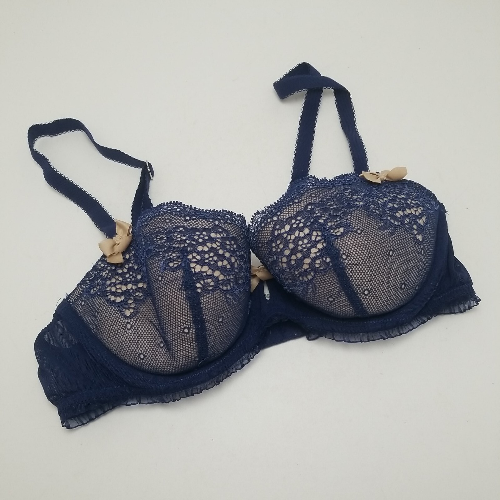 Aerie Blue Lace Juliet Bra Size 34B | eBay