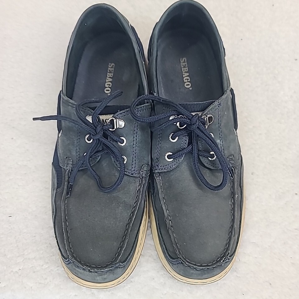 Sebago Clovehitch II Boat Shoes Mens 12 Blue Marine Grip Sole Loafers ...