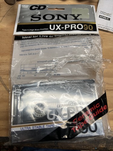 Sony UX Pro 90 TYPE II Japan 1986 Cassette Tape Neu Ceramic SEALED | eBay