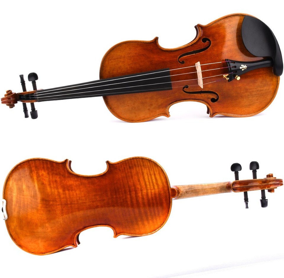 T21+ Master Stradivari Style Left hand Violin 4/4 Best European Wood ...