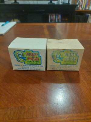Vintage 1976 Amway First Prize Leaf Shine Towelettes Two Boxes | eBay