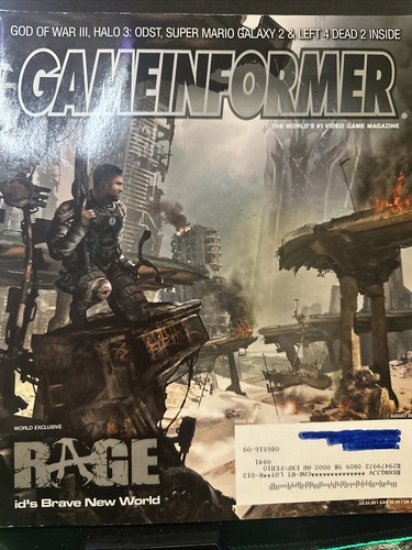 GameInformer Magazine 2009 Rage Issue196 Like New | eBay
