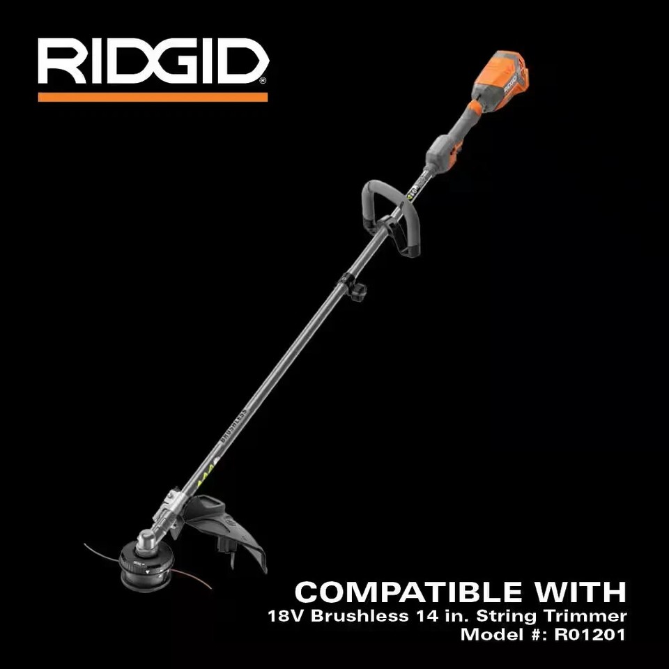 GENUINE OEM RIDGID MODEL R01201 STRING TRIMMER BUMP HEAD & SPEED WINDER ...