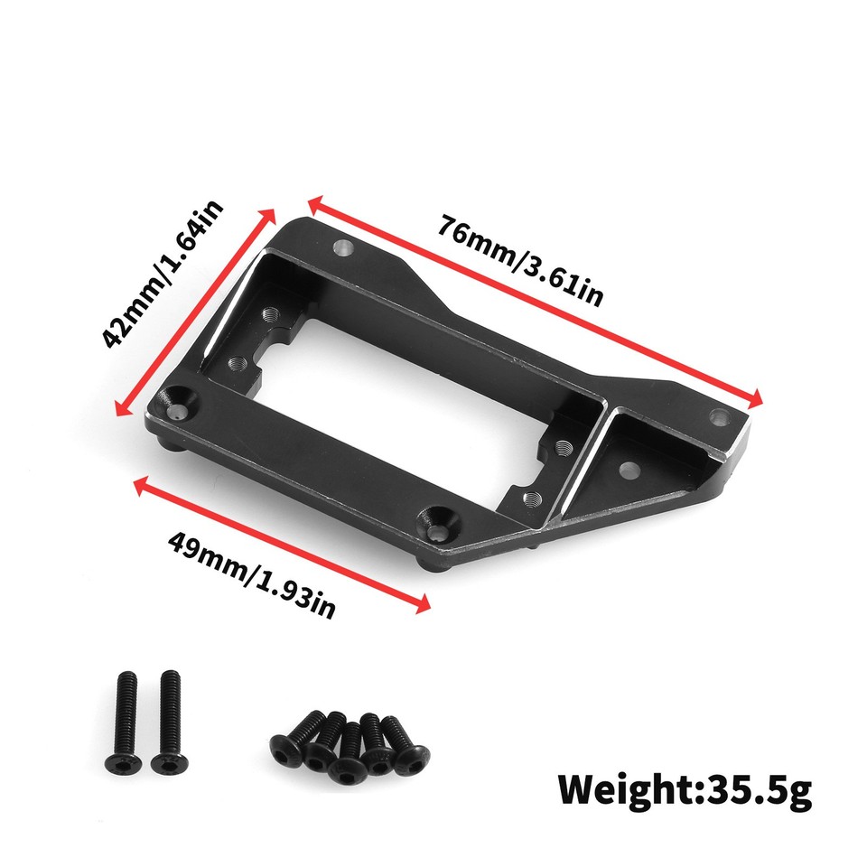Aluminum Alloy RC Car Servo Mount For Axial SCX10 Pro AXI03028 1/10 RC ...