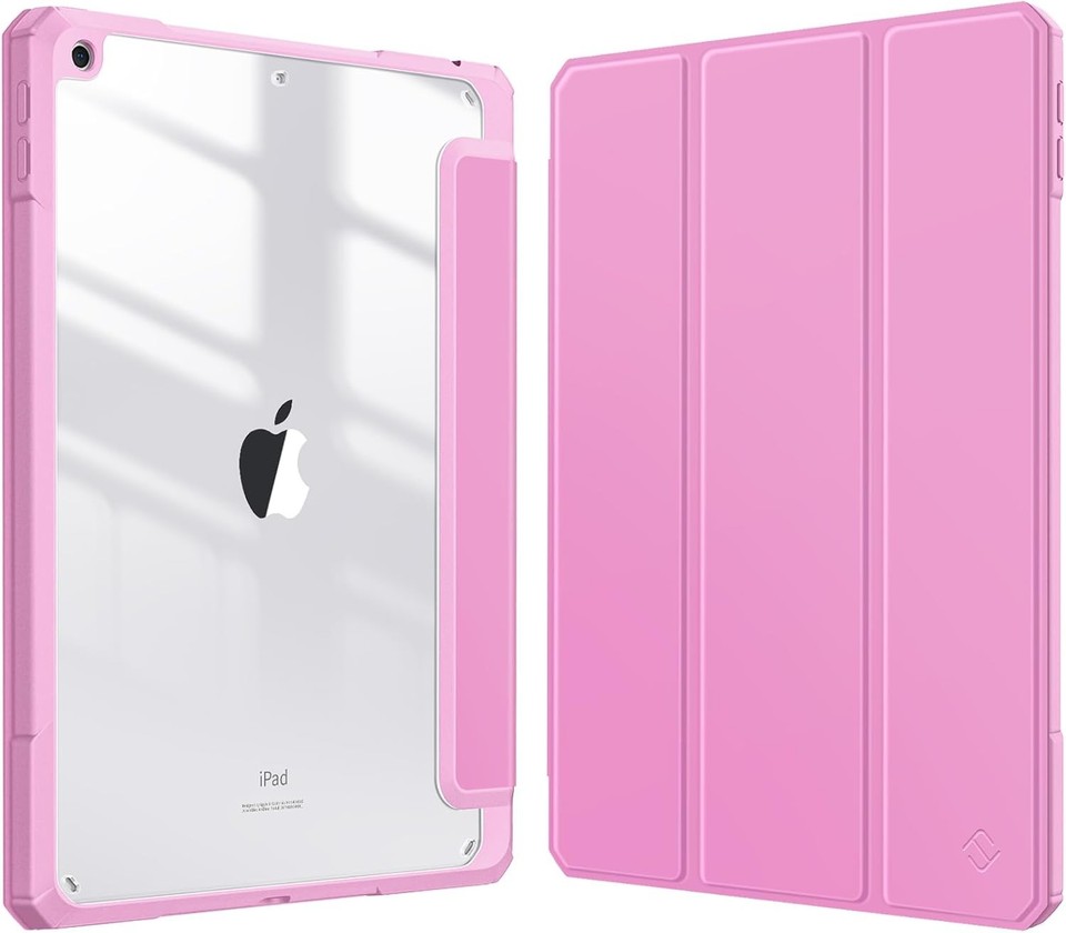 For iPad 9th Gen 2021/8th 10.2 inch Slim Shell Clear Case Translucent ...