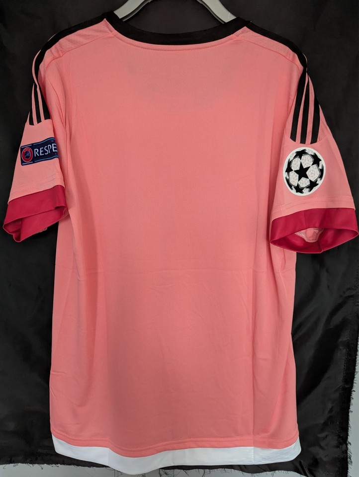 Juventus Juve away PINK football shirt 2015/2016 Size Medium italy ...
