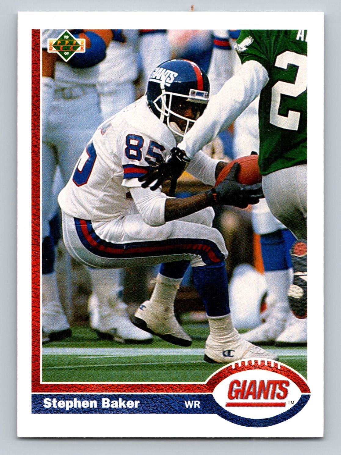 1991 Upper Deck #185 Stephen Baker New York Giants | eBay