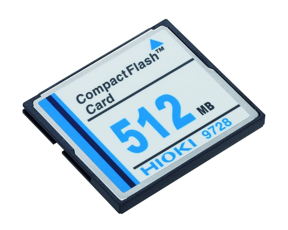 Hioki 9728 512MB Compact Flash Card with Compact Flash Card Adapter | eBay