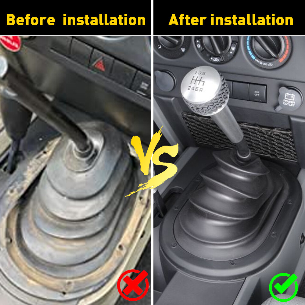 For Jeep Wrangler 3.8L 2007-2010 Manual Trans Gear Shifter Boot Cover ...
