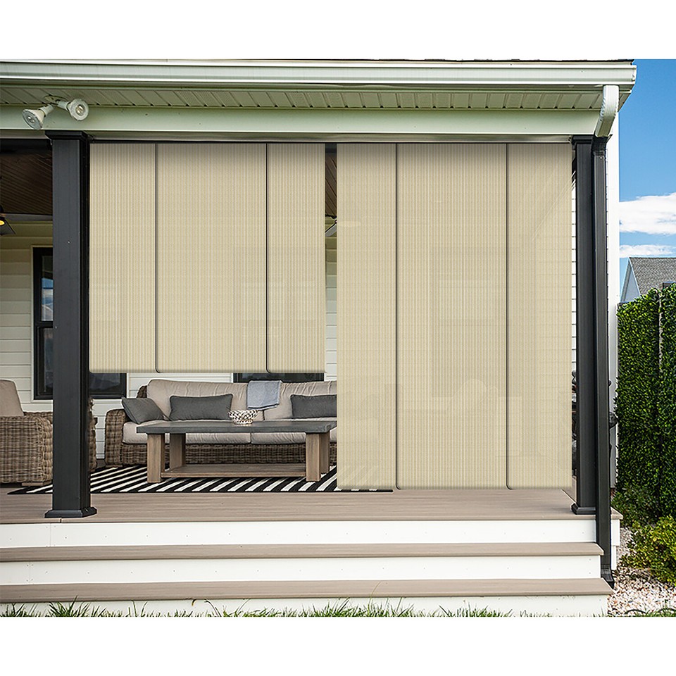 Roll Up Shade Roller Shade UV Blind Screen for Outdoor Patio Porch Deck ...