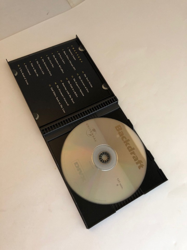 BACKDRAFT VERY RARE Vintage Collectible DIVX Disc NOT DVD OOP 1998 | eBay