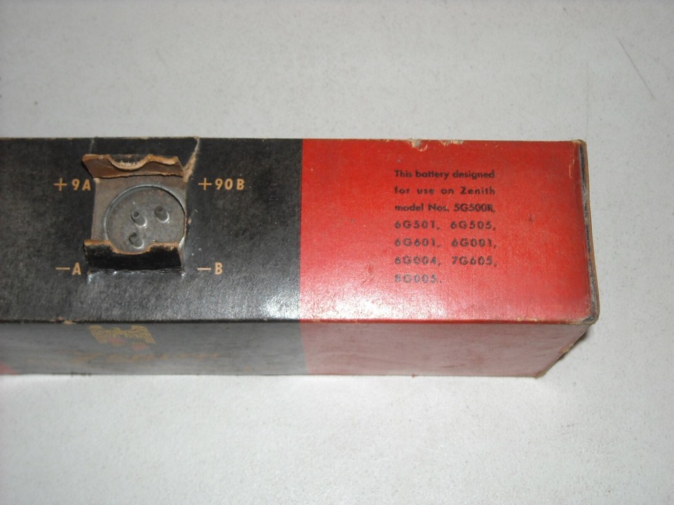 Vintage Zenith A/B Battery Radio Type Z-985 FOR DISPLAY ONLY | eBay