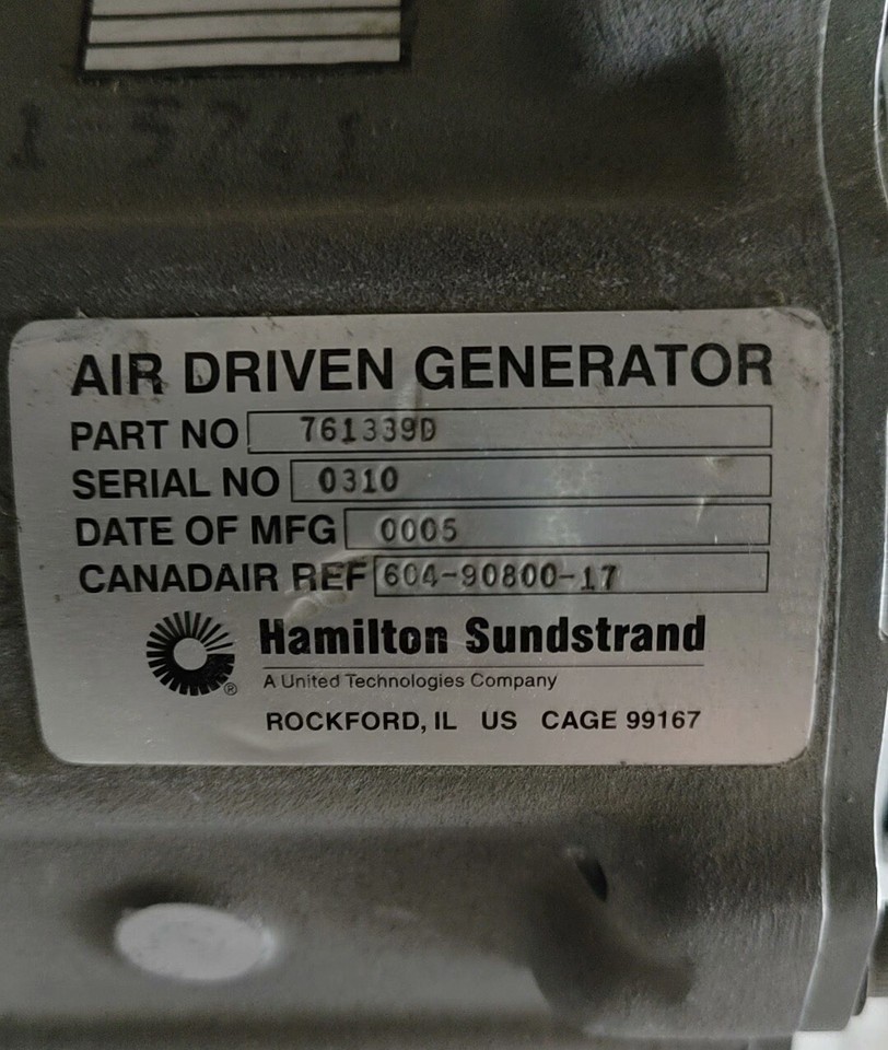 Air Driven Generator 761339D Hamilton | eBay